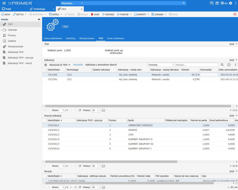 XPRIMER.TCW - flexible management of technologies | eq system