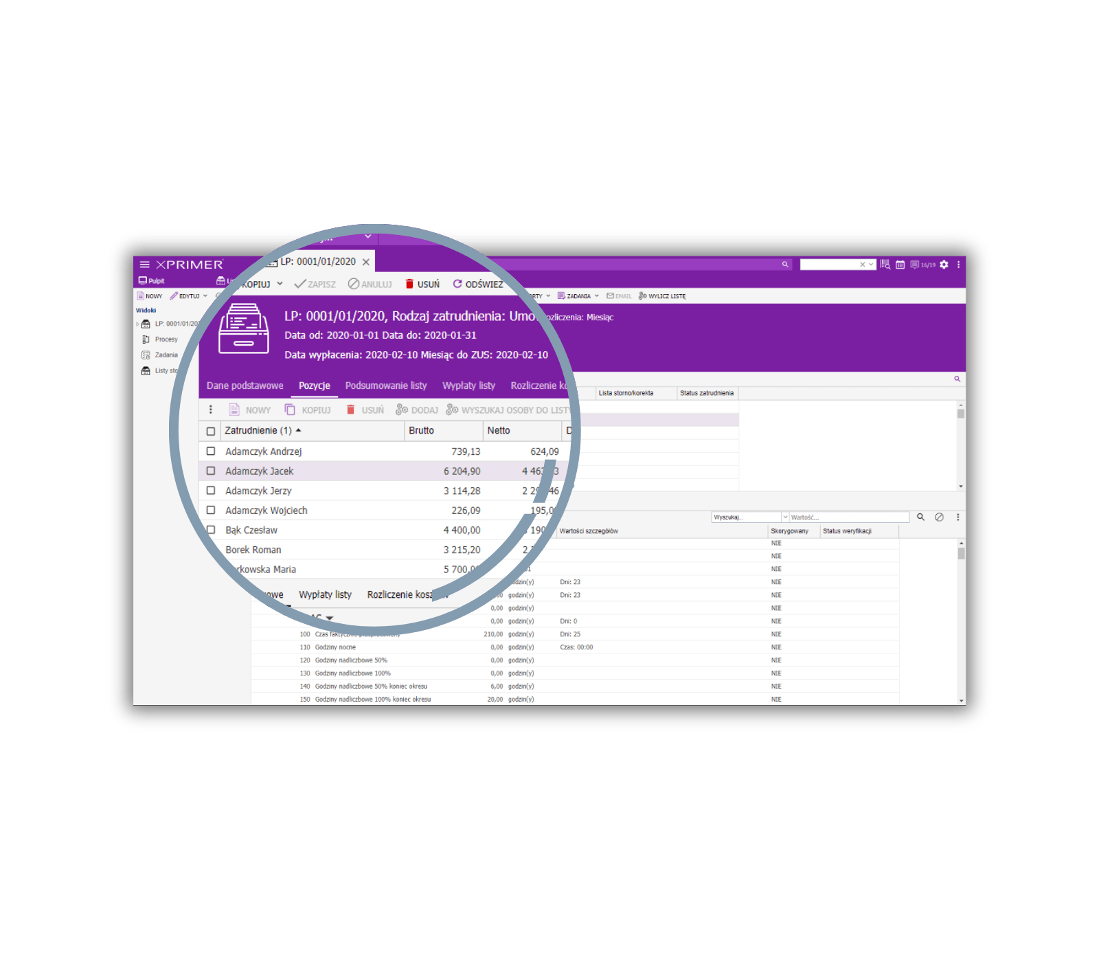 Payroll - XPRIMER.PAYROLL | eq system